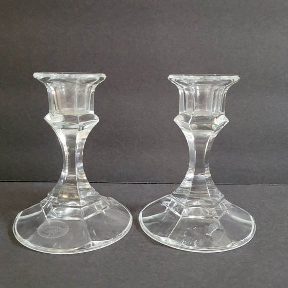 Made In USA | Accents | Pair Of Vintage 24 Full Lead Crystal ...